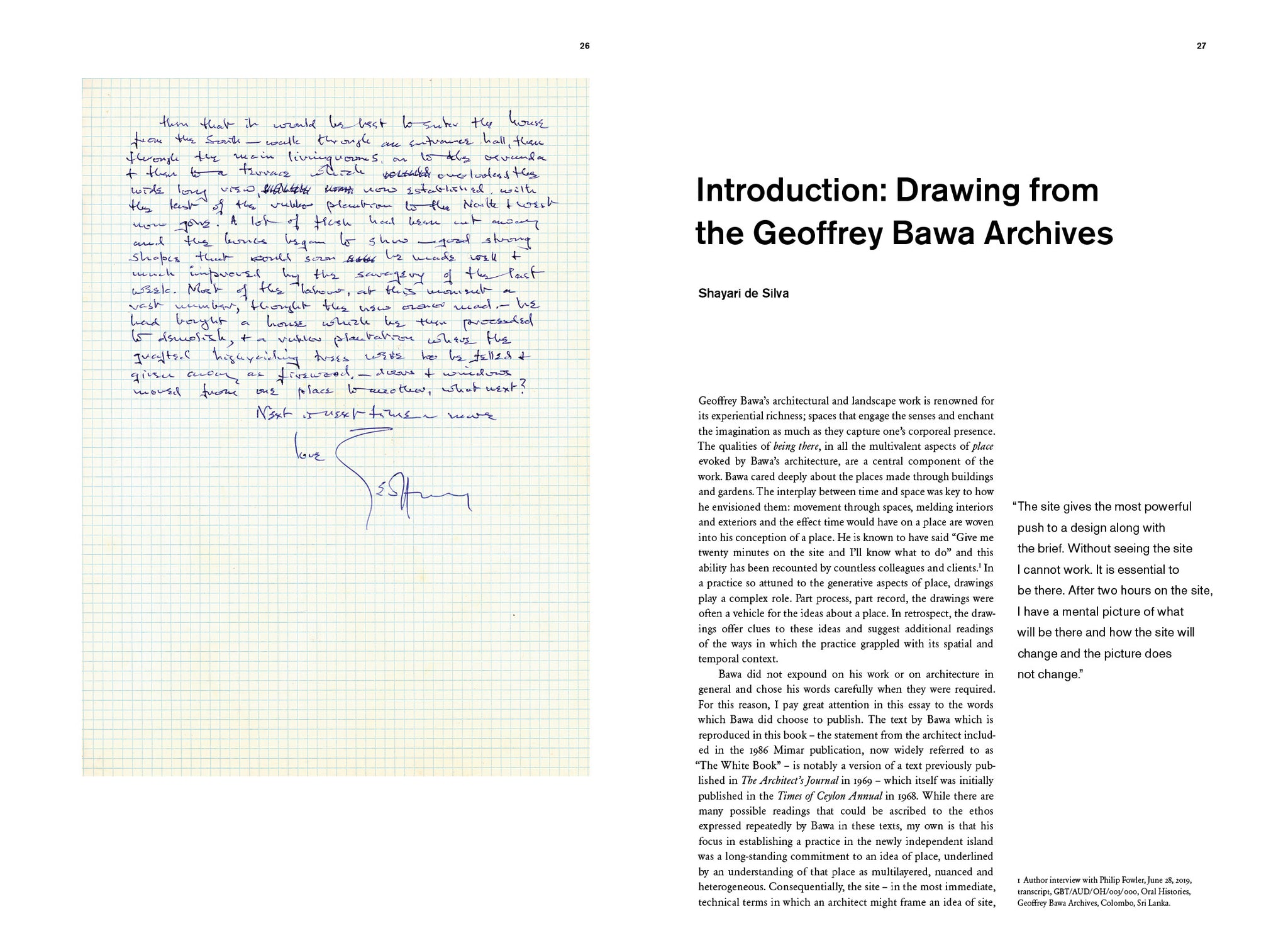 Geoffrey Bawa: Drawing from the Archives – Geoffrey Bawa Design Store